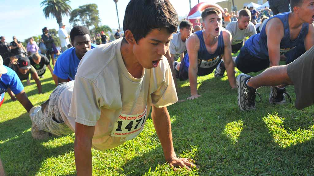Tough as Marine? 2,000 Run Boot Camp Challenge 'Faster! Faster ...