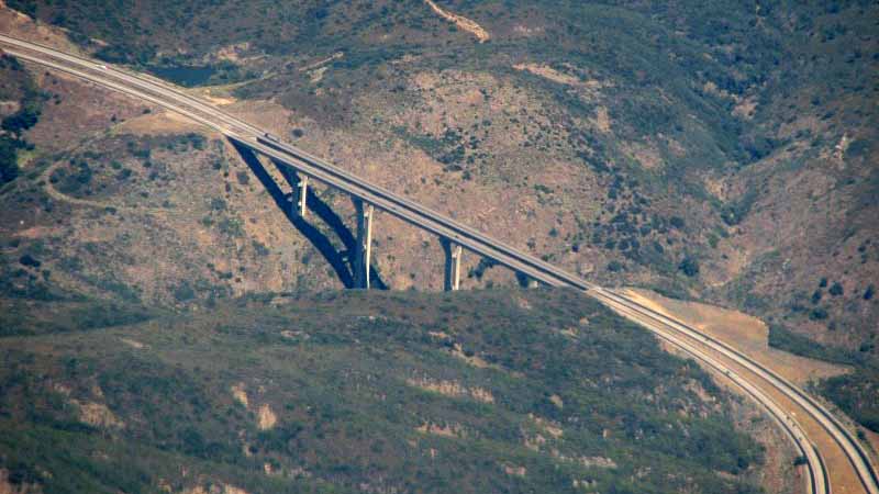 Driver Dies in Car's 400-Foot Plunge Off Pine Valley Bridge - Times of ...