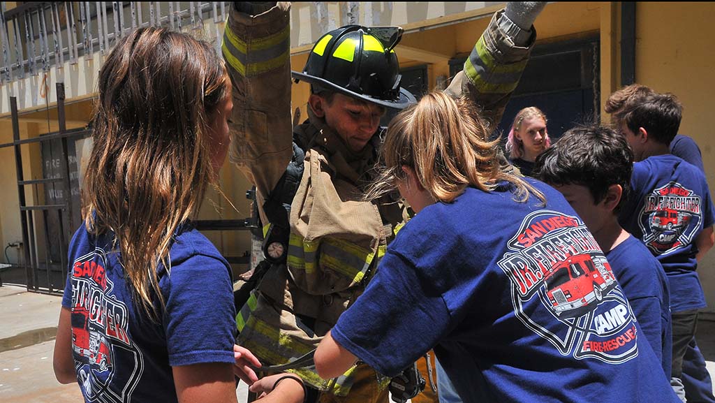 Junior Firefighter Camp: Kids Climb, Rappel, Douse Fears, Ignite Career ...
