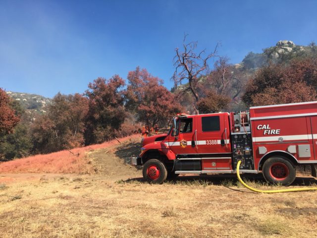 Crews battle series of small brush fires in San Diego County