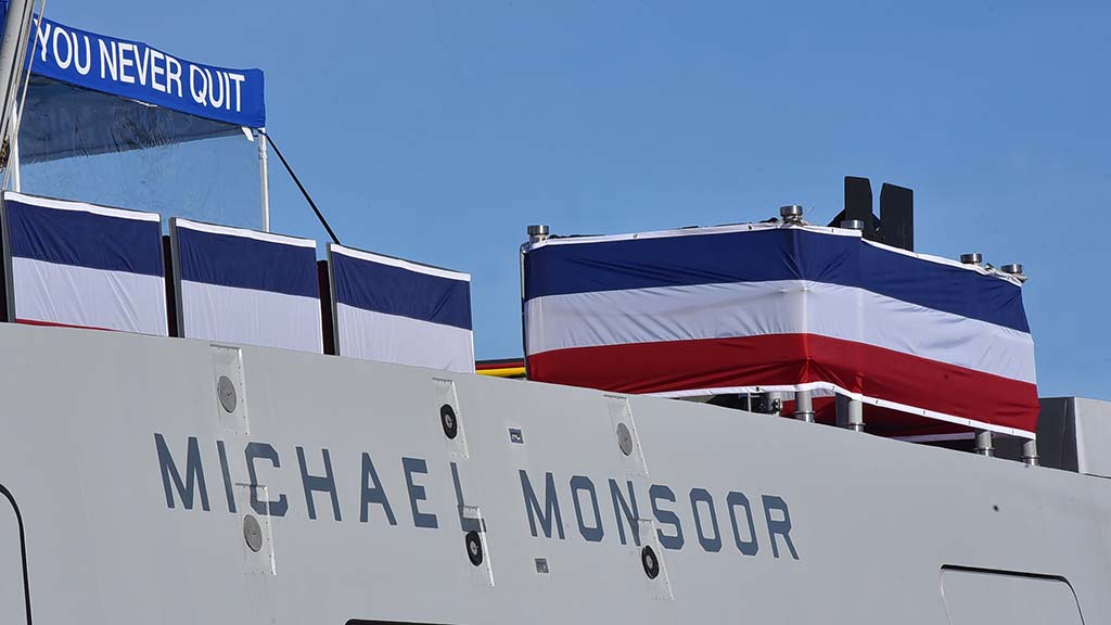 Monsoor Cousin on Namesake of New Navy Destroyer: He'd 'Share Any Glory ...