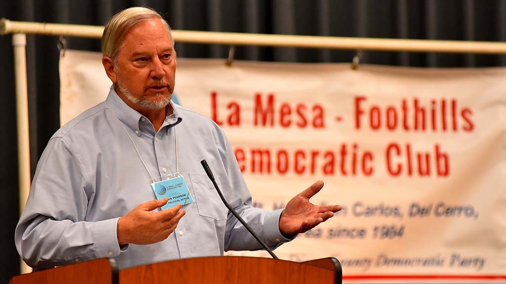 Ted Leitner at 71 Reveals Blindness Fate to La Mesa Democratic Club ...
