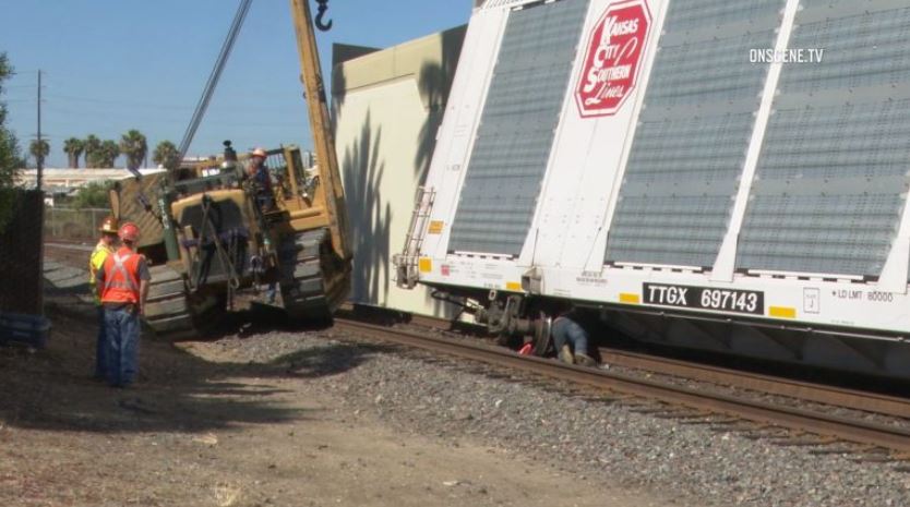 All Streets Closed by BNSF Train Derailment Open Again in National City - Times of San Diego