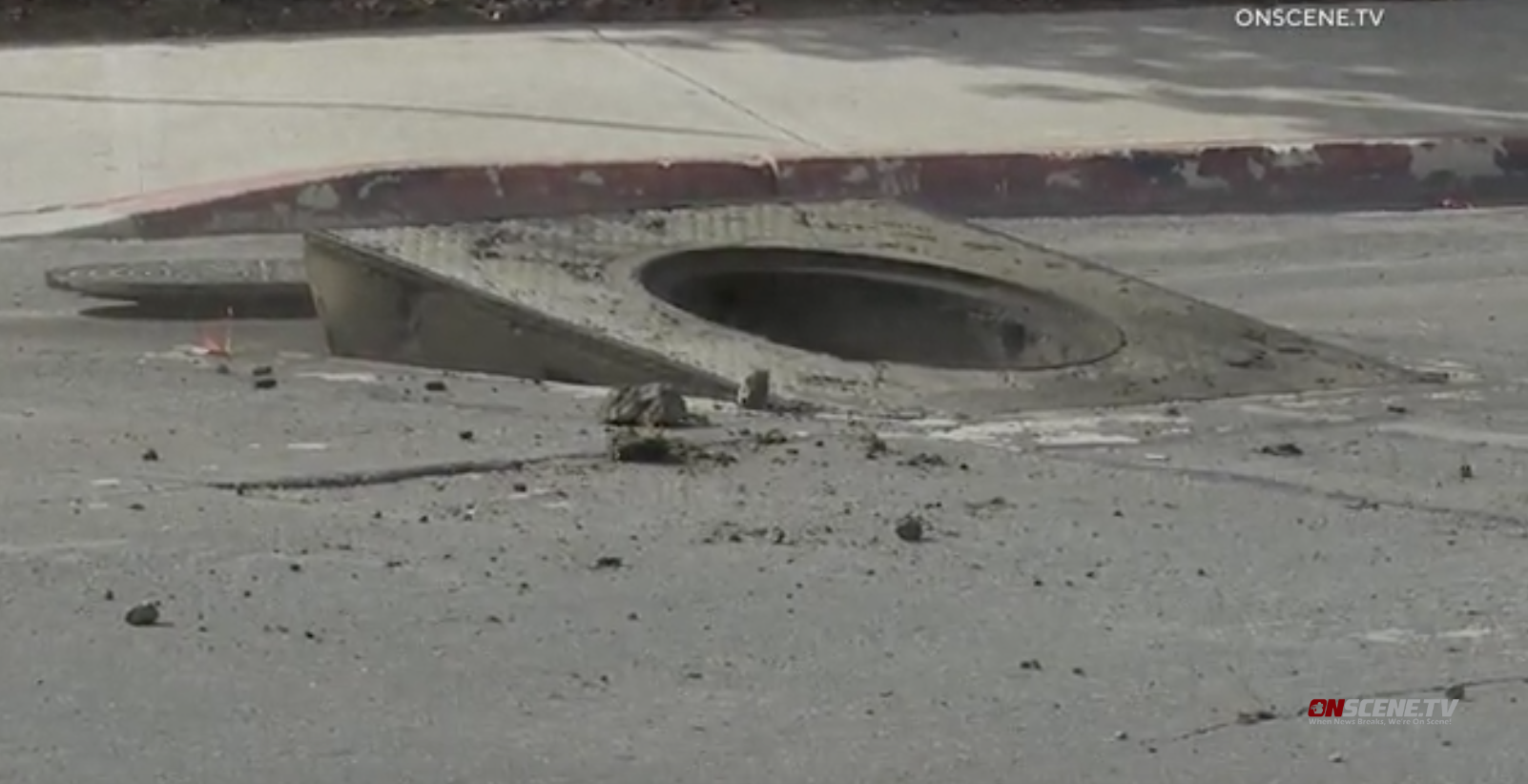 Underground Explosion Sends Manhole Cover Flying in Downtown San Diego ...