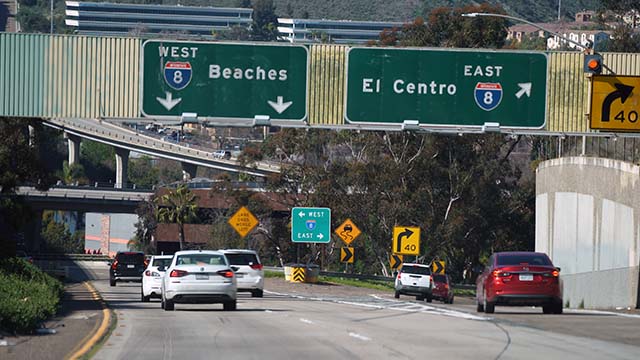 Interstate 8 to Experience Overnight Lane Closures - Times of San Diego