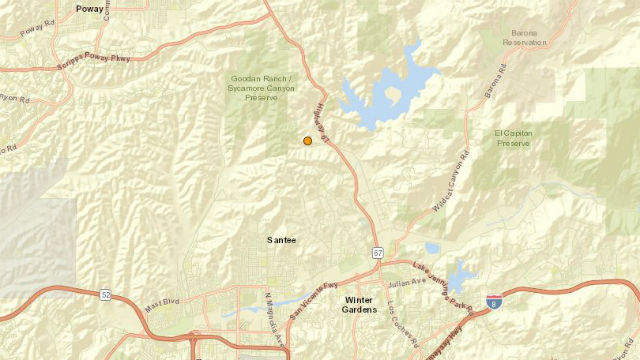2.7 Magnitude Earthquake Near Lakeside Felt Widely in San Diego County ...