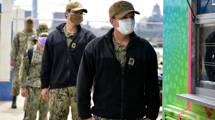 Face Coverings Ordered for all 50,000 Sailors, Civilians at Naval Base ...
