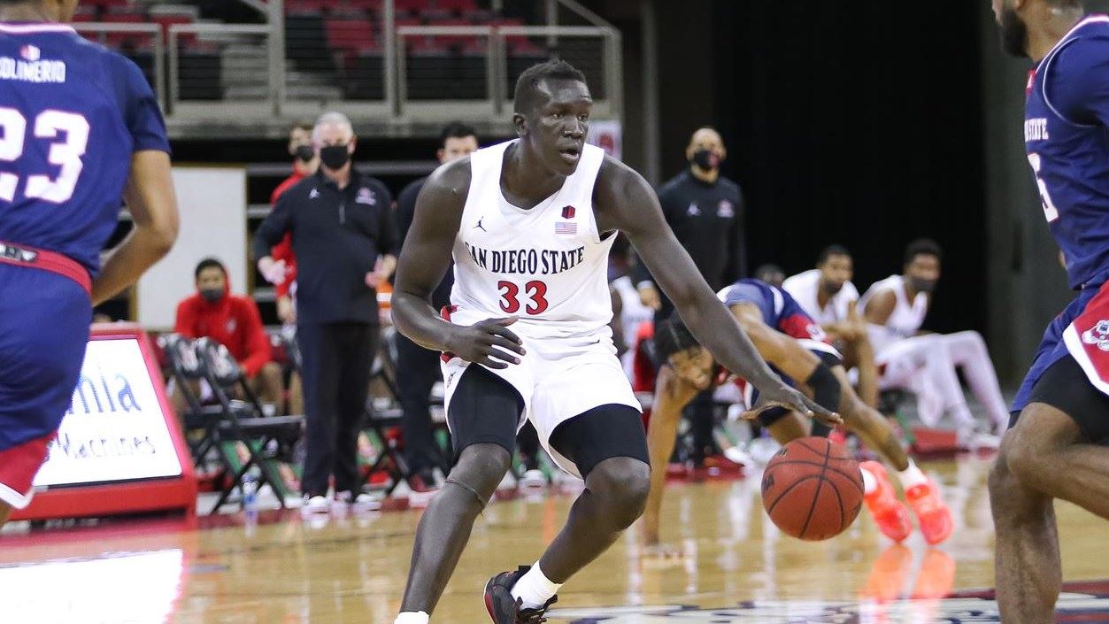 Another Senior, Aguek Arop, Opts to Return for Extra Season of San ...