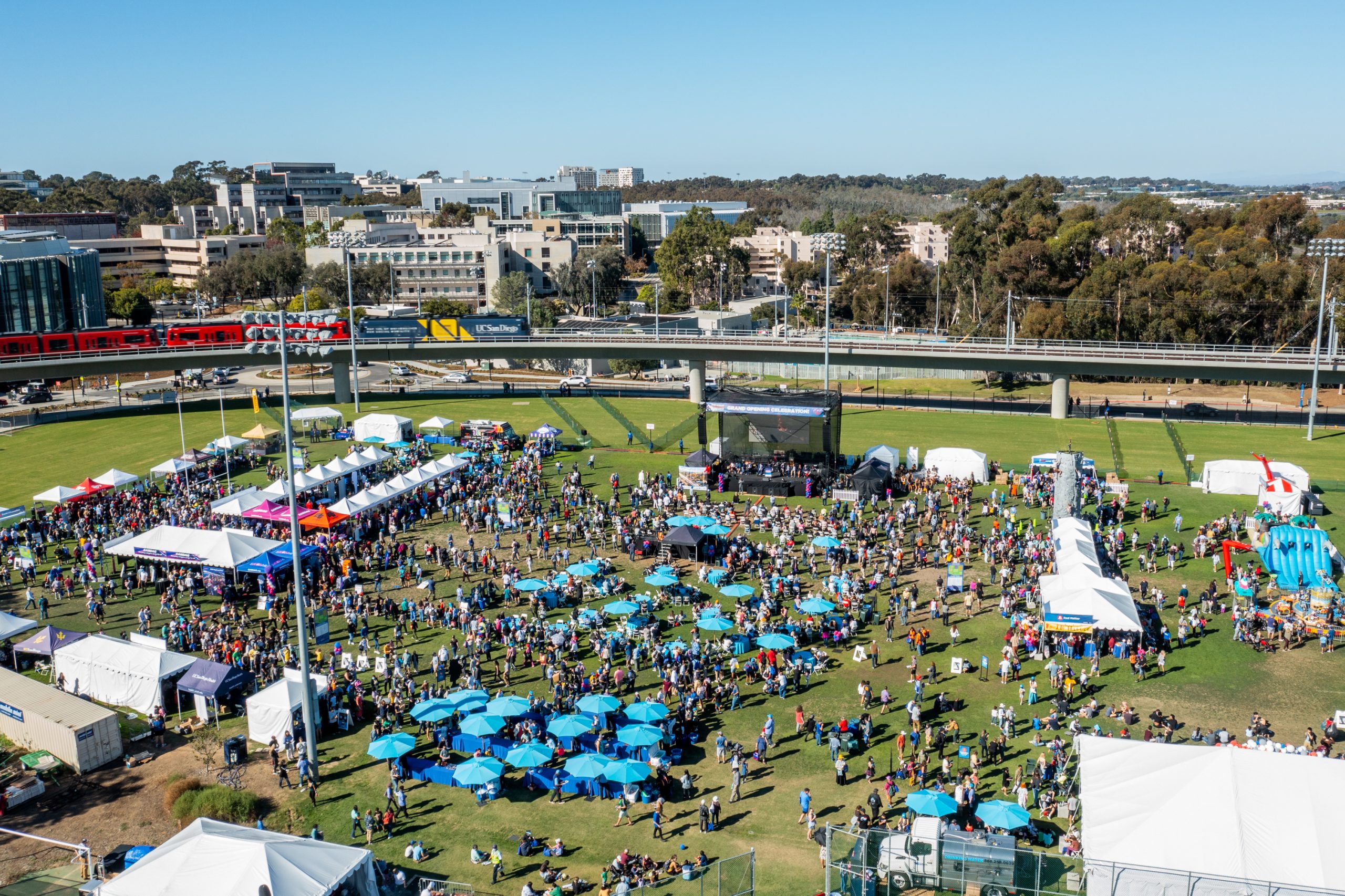Opening of $2.1B Mid-Coast Blue Line Trolley Extension Marks 'Historic ...