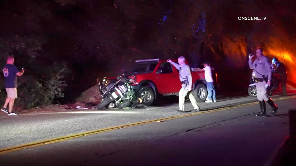 SDPD Motorcycle Sergeant Badly Hurt in Temecula Crash with Pickup Truck ...