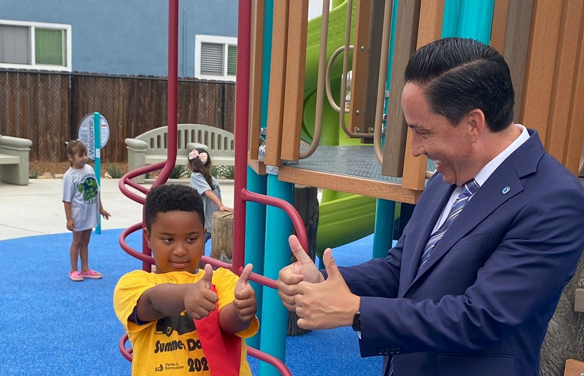 Mayor Hails Opening of Half-Acre 'Mini Park' in Southeast San Diego