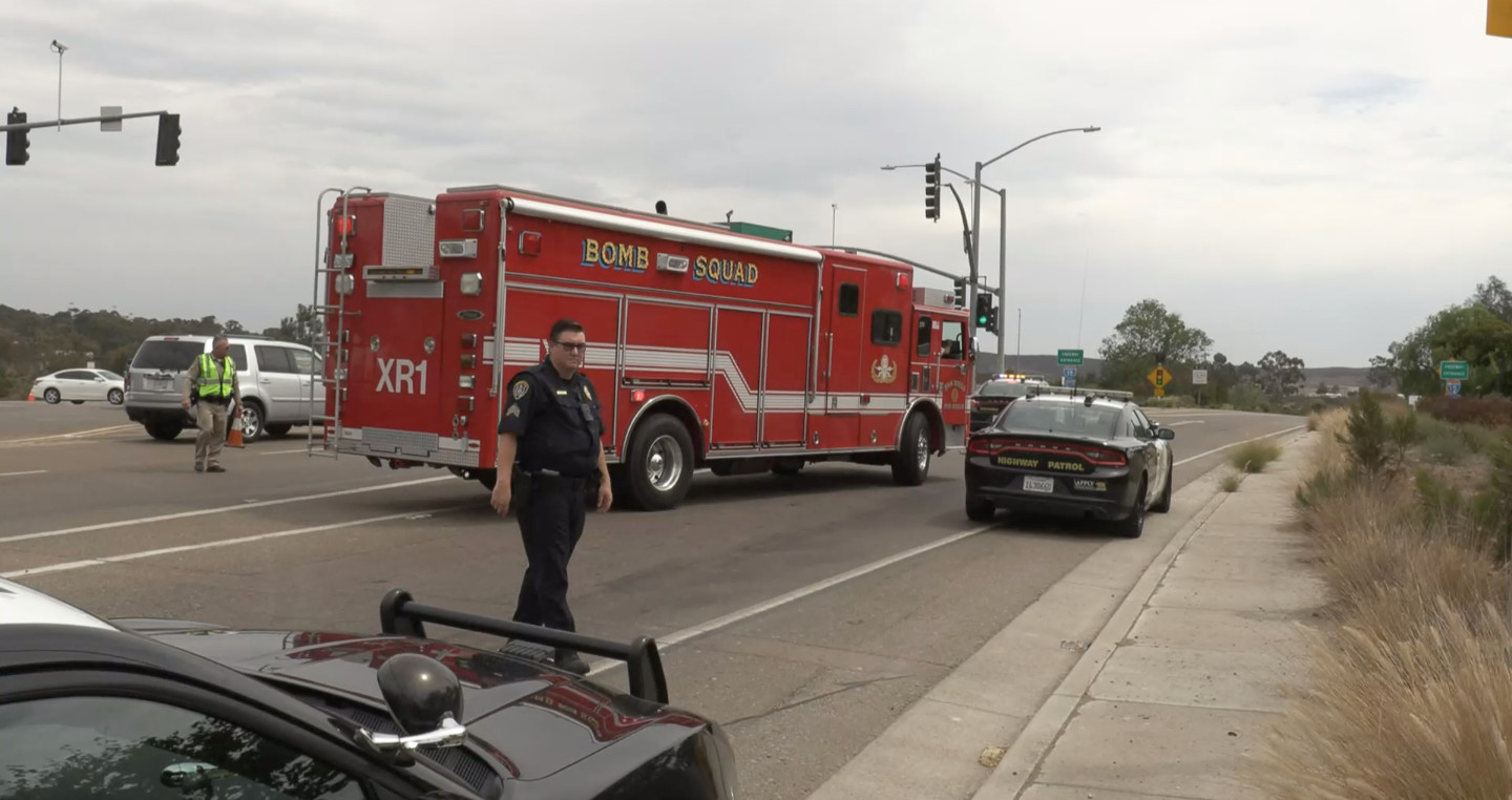 Caltrans Worker Finds Live Pipe Bomb Near 1-15 Connector Road