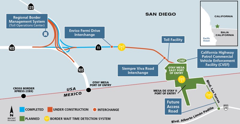 Key Agreements Approved by SANDAG for $1.3 Billion Otay Mesa East Project