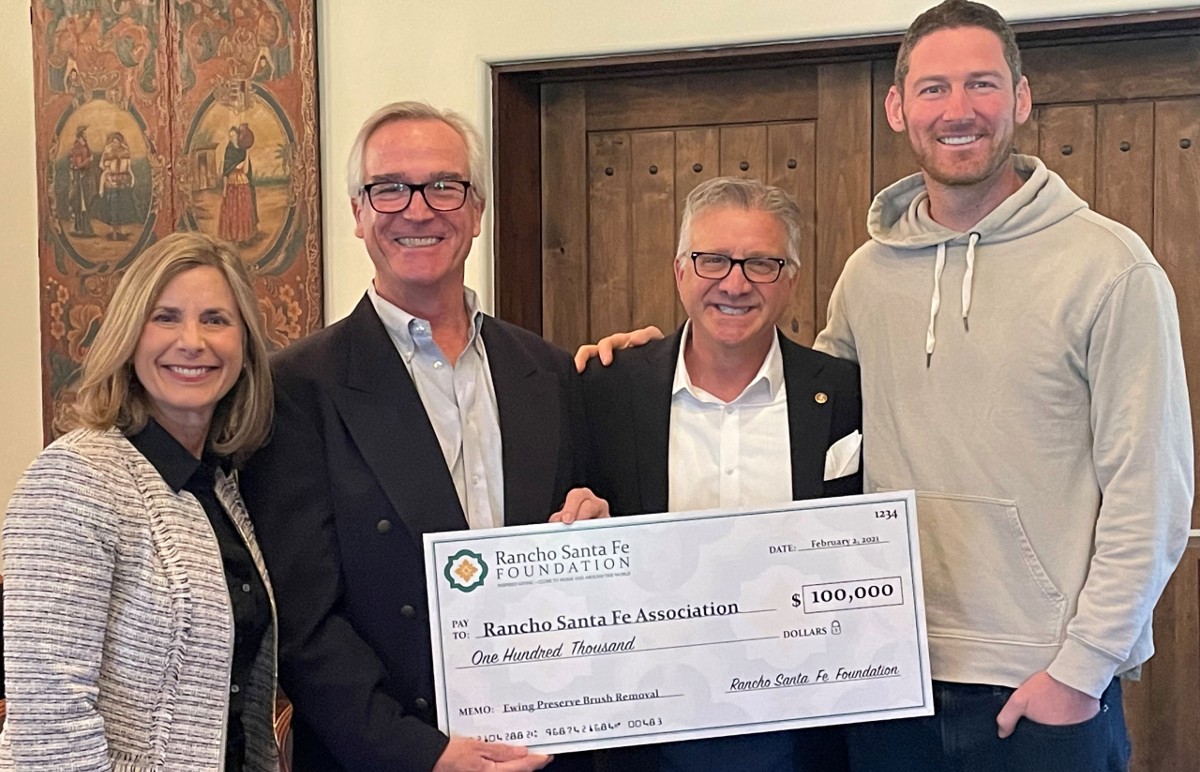 Rancho Santa Fe Foundation Grants $100,000 for Ewing Preserve Restoration