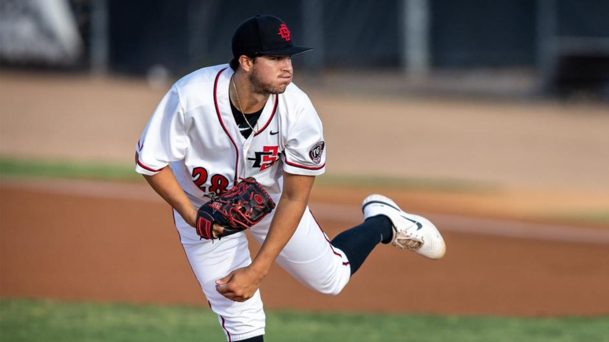 San Diego State's Fondtain Named National Pitcher of Week After No ...