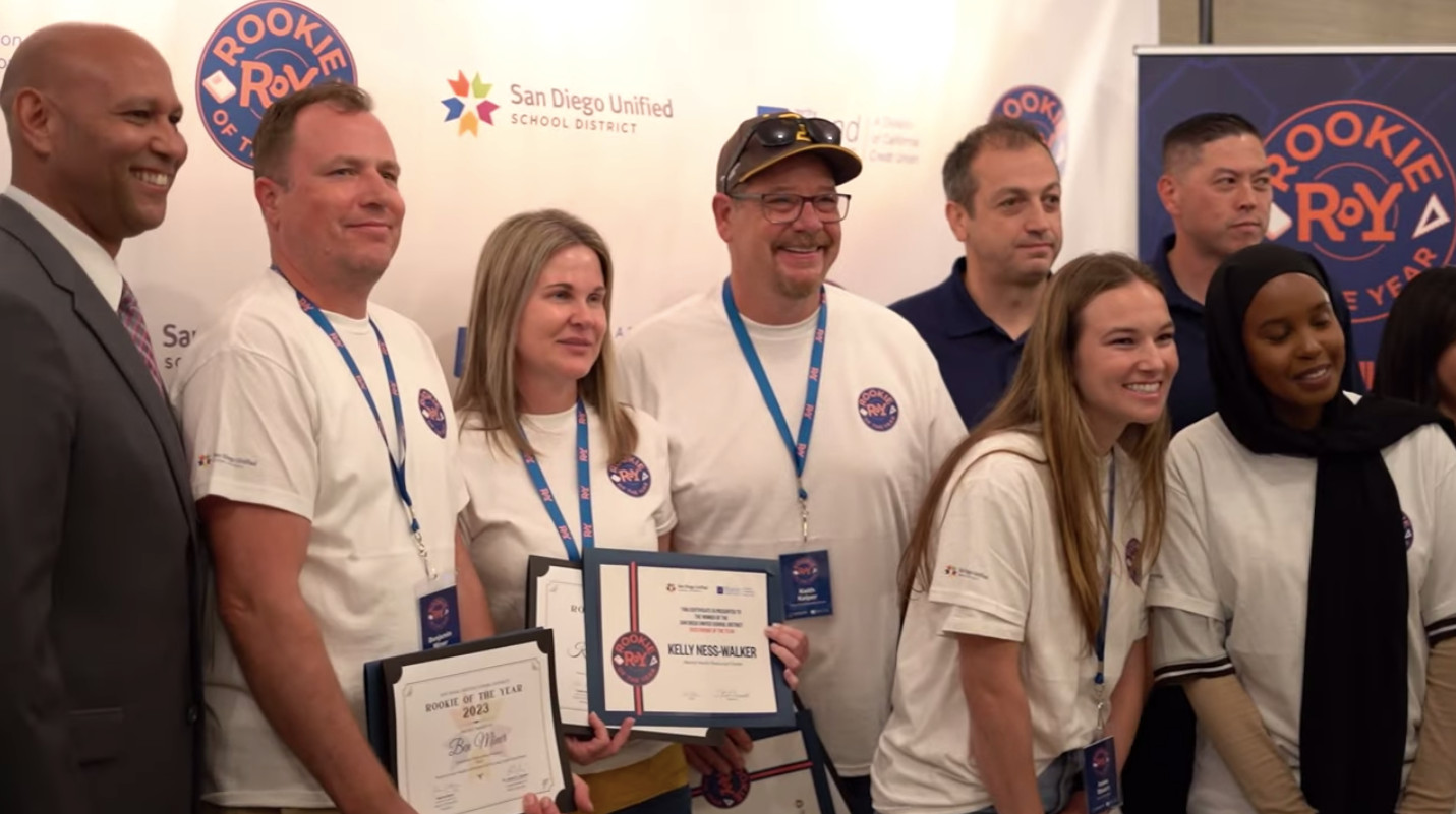 Inaugural 'Rookie of Year' Award Honors New Teachers, Employees at San ...