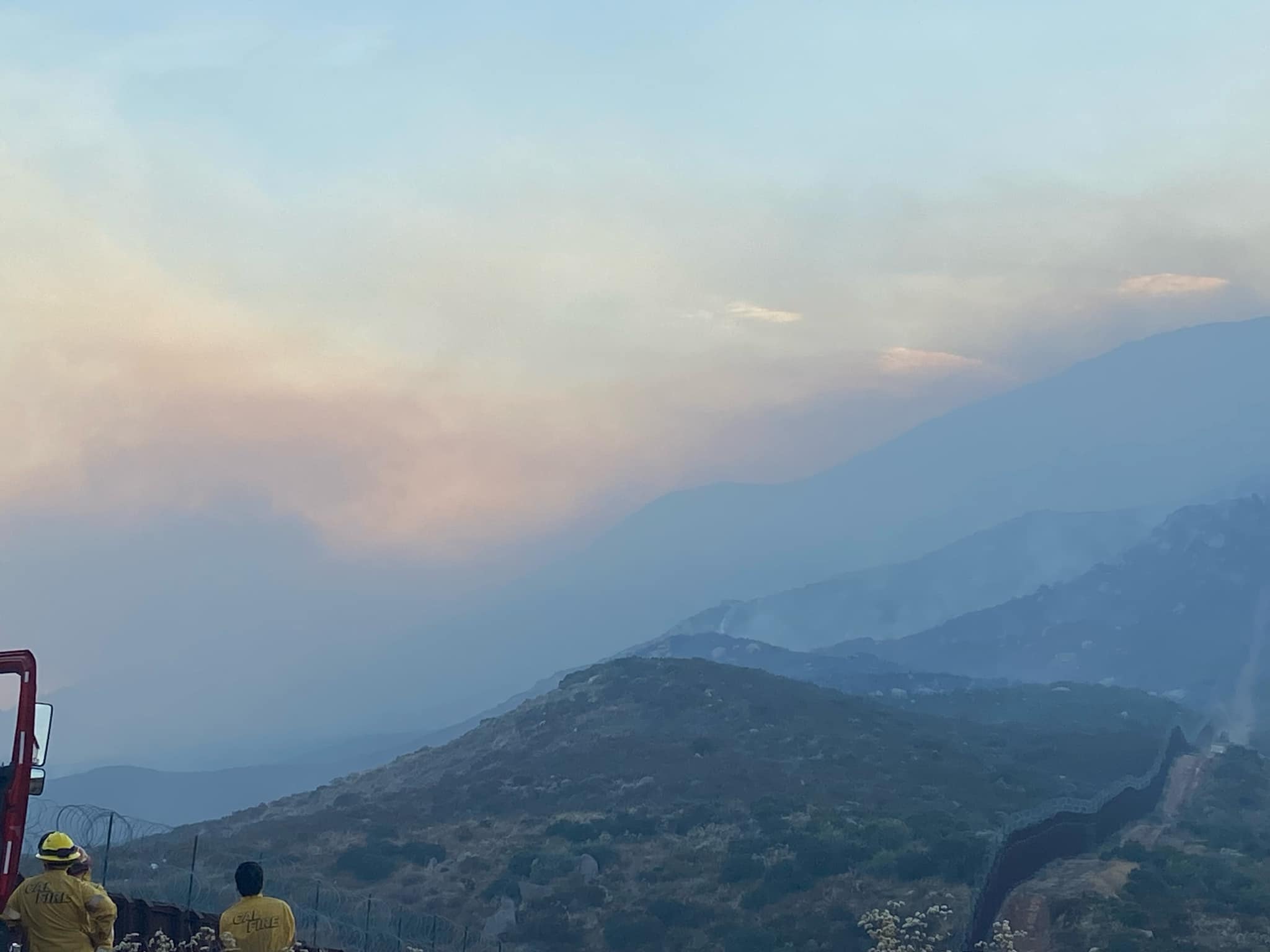 Cal Fire: Border 21 Blaze Burns 4 Acres Near Border Fence in SD County ...