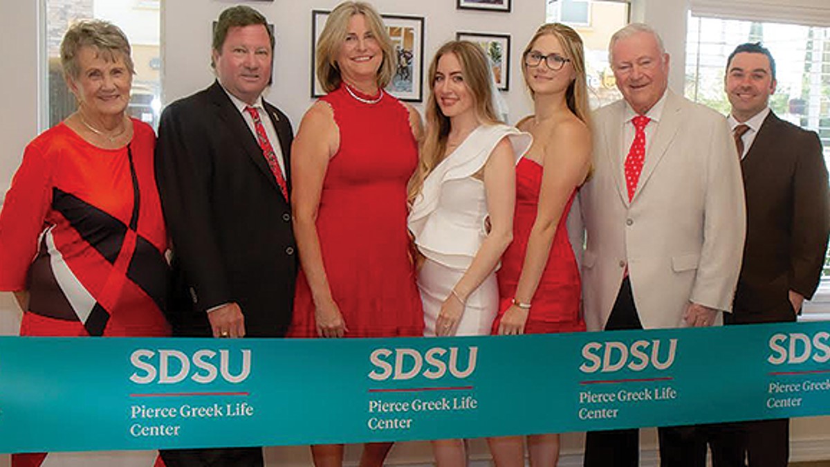 SDSU Greek Life Receives $3 Million from Frederick and Christine Pierce
