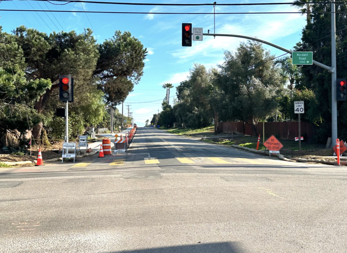 Sidewalk, Storm Drain Projects Proceeding on Rock Springs Road in ...
