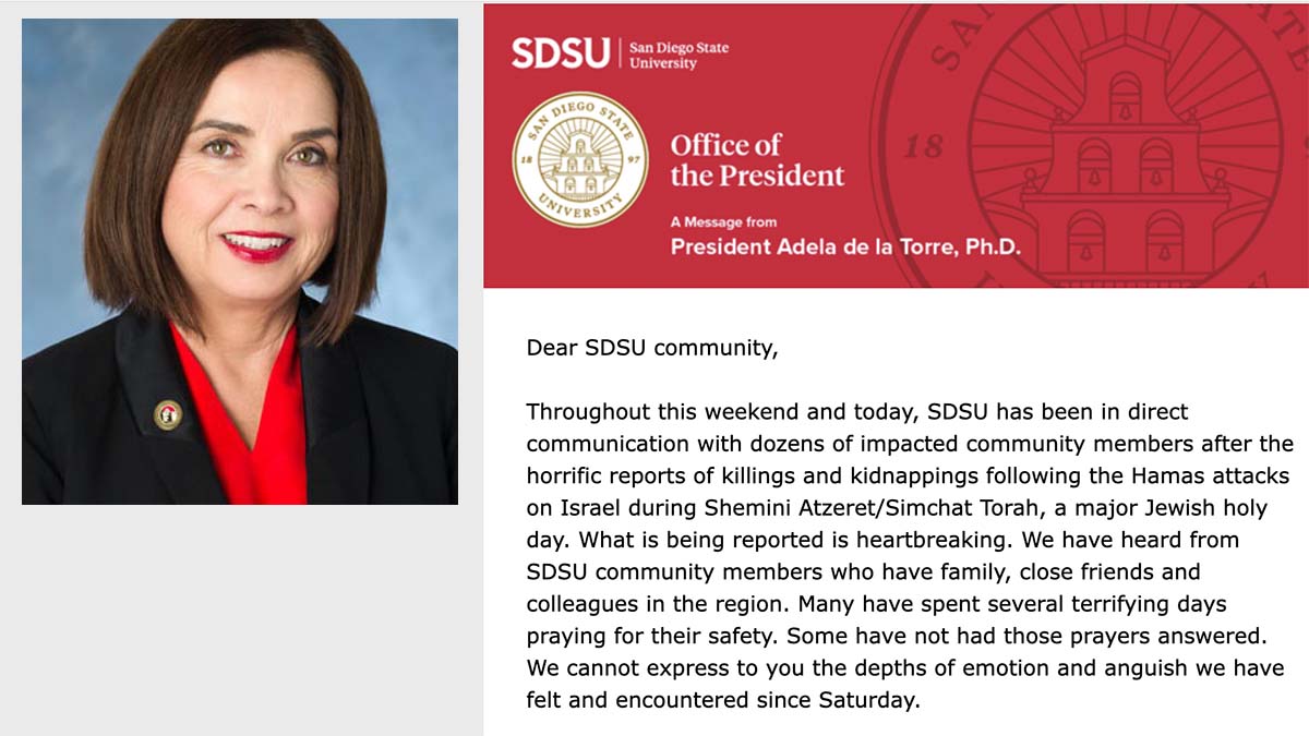 SDSU Under Federal Investigation After Complaint Alleging De La Torre Email Is Islamophobic