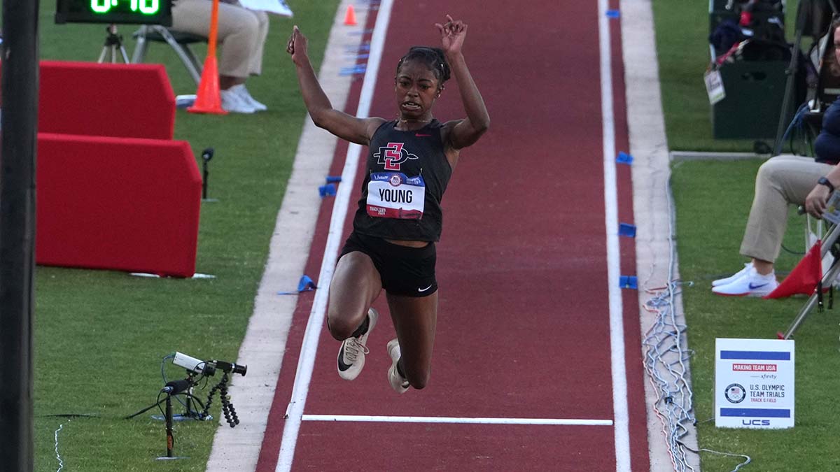 SDSU Jumper Xiamara Young Keeps Paris Olympic Hopes Alive, Makes Finals ...