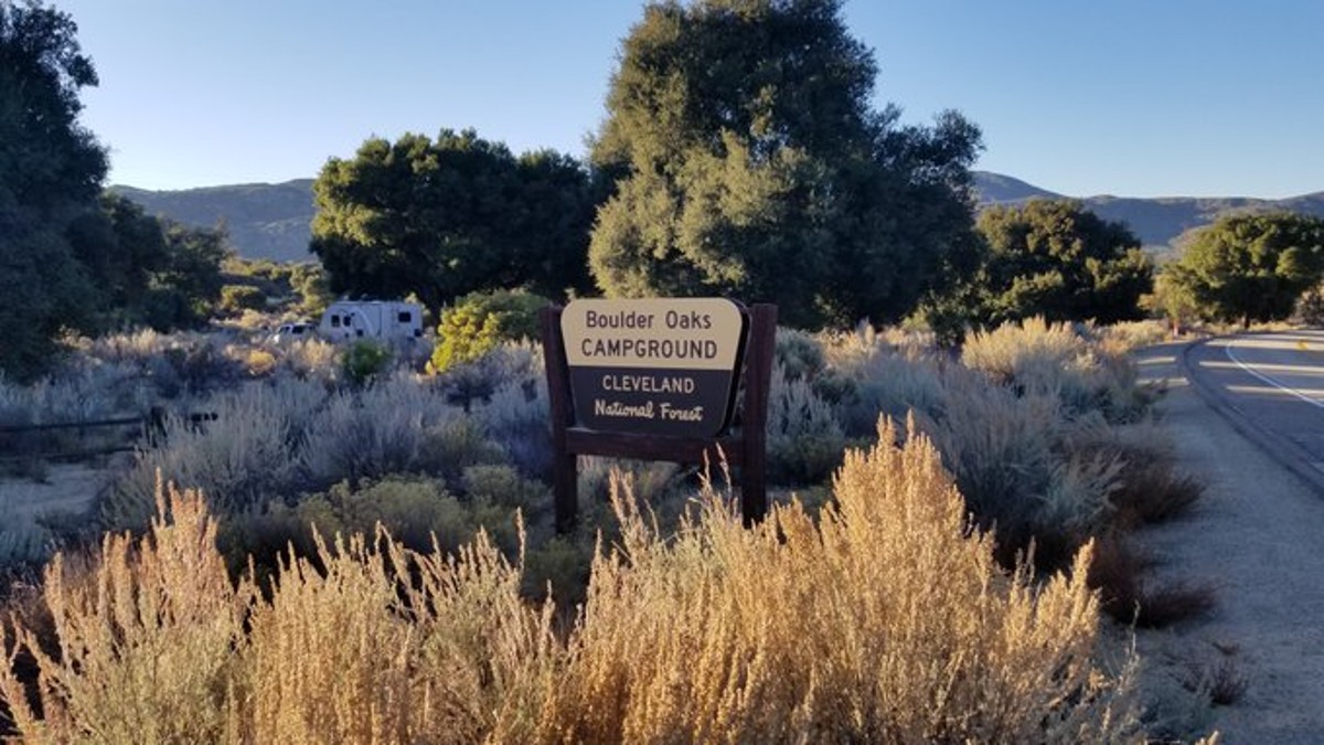 Wildfire in Southeast San Diego County Forces Boulder Oaks Campground ...