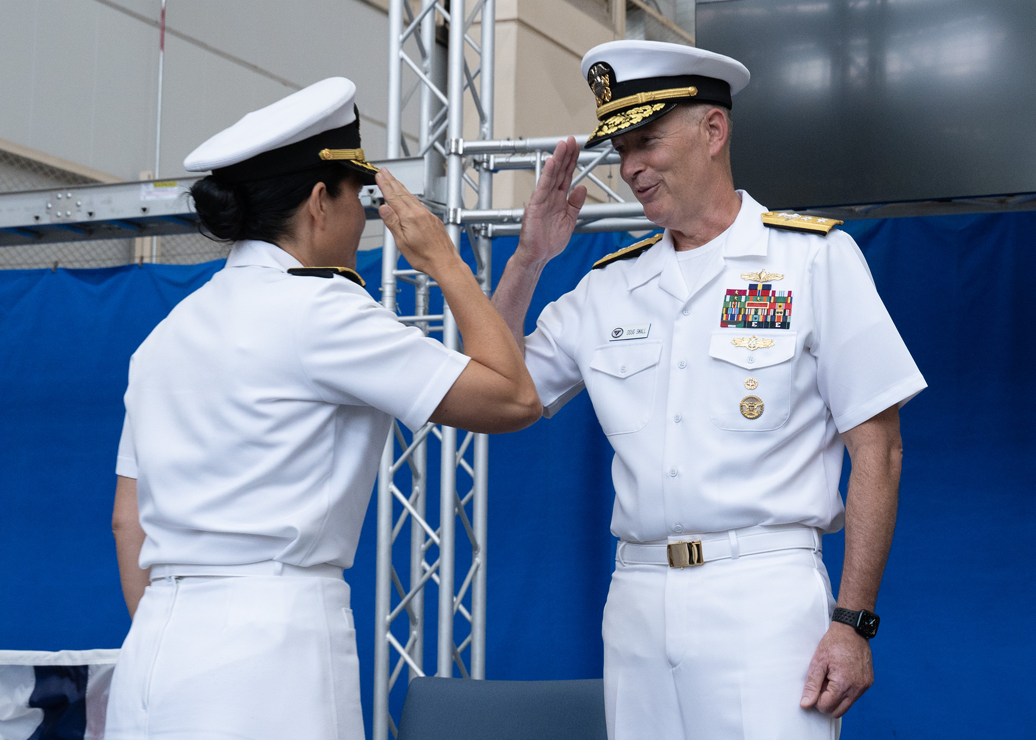 Rear Adm. Seiko Okano Takes Over NAVWAR as Doug Small Retires from 40 ...
