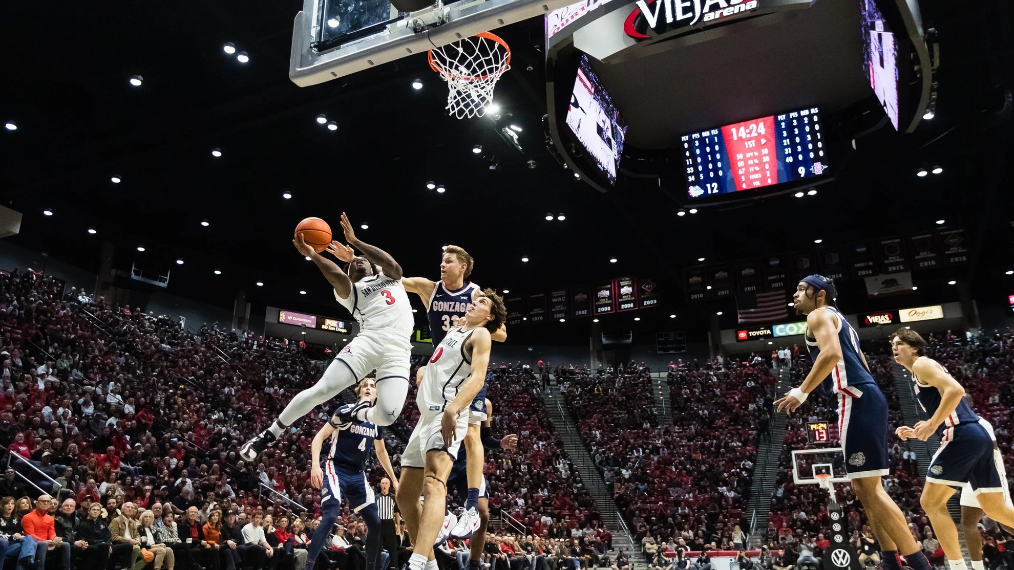 After Loss to Gonzaga, SDSU Basketball Preps for Players Era Festival ...