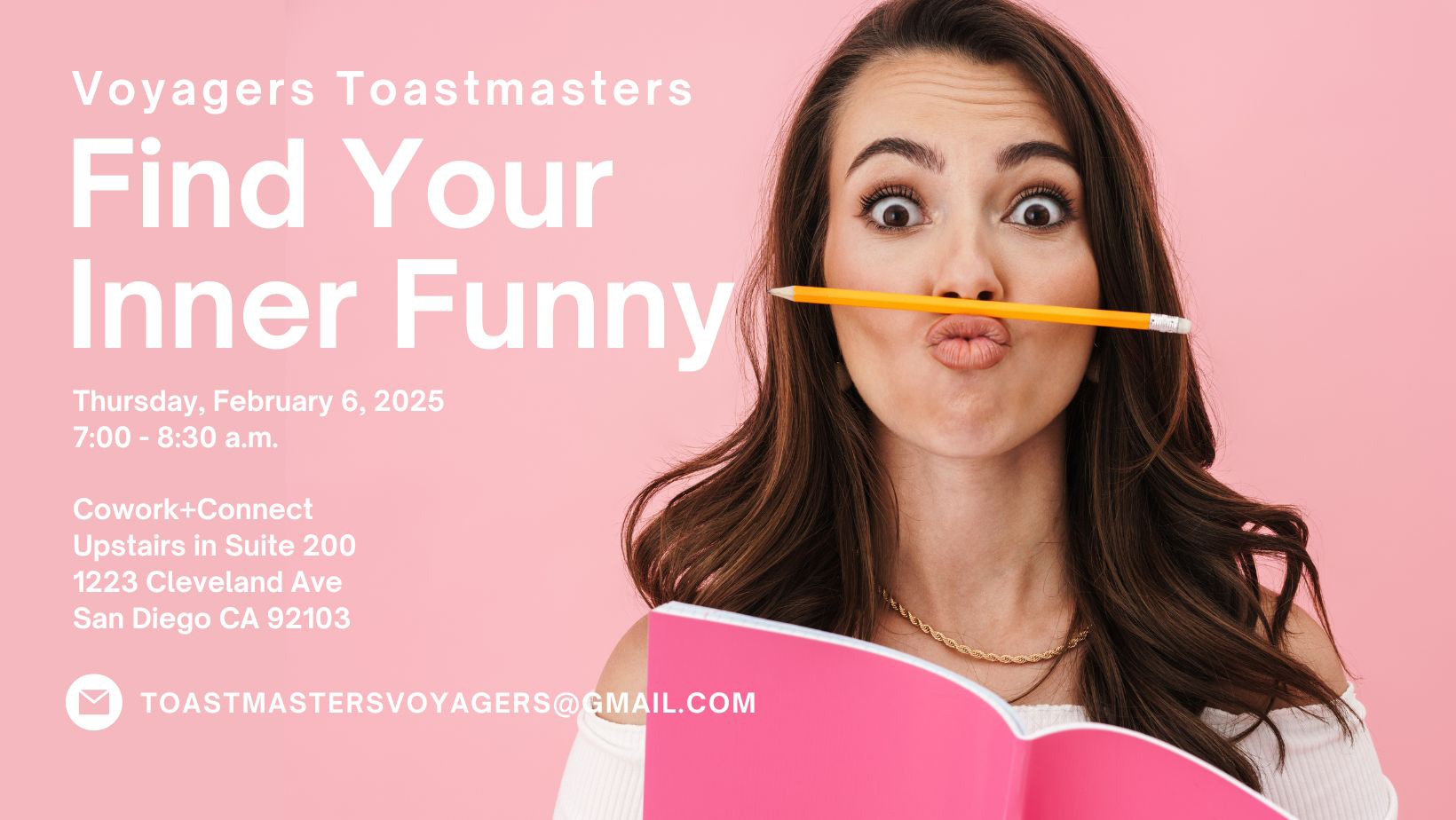 Discover the Secret to Being Funny with Voyagers Toastmasters!