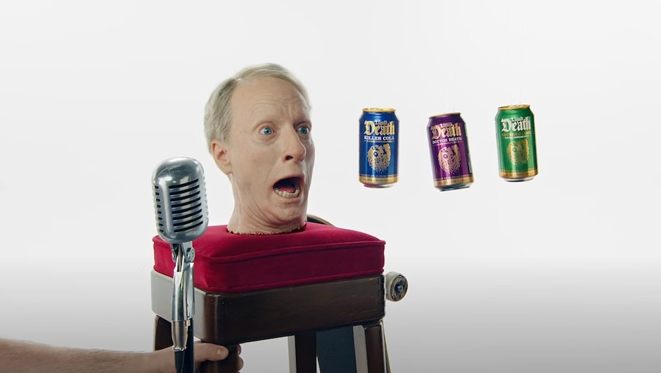 MarketInk: Tony Hawk's 'detached head' promotes Liquid Death soda