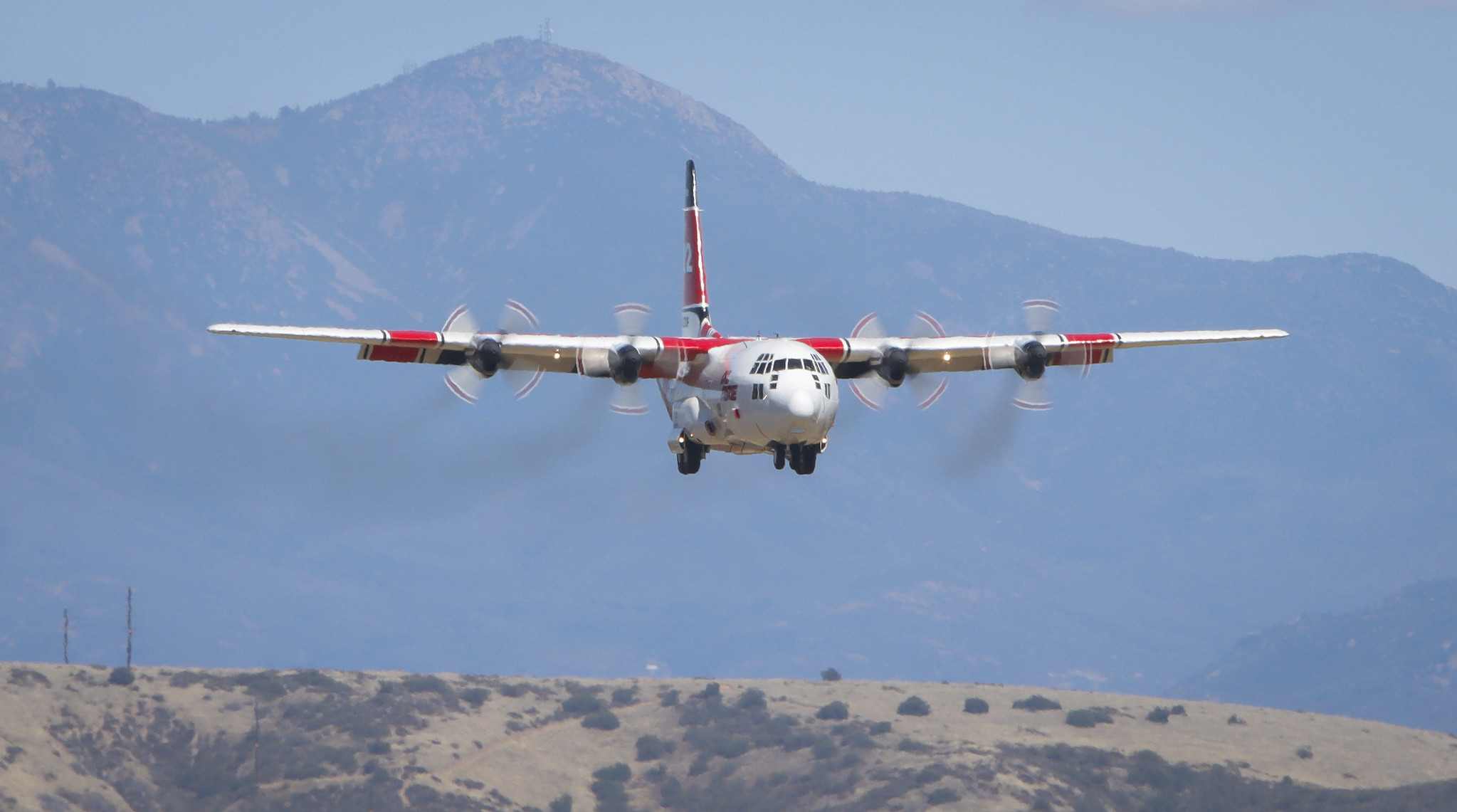 Cal Fire deploys new C-130 Hercules, copter at upgraded Ramona base